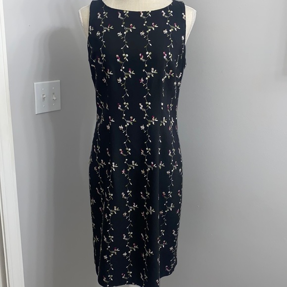 CDC | Dresses | Cdc Open Back Embroidered Sheath Dress Y2k | Poshmark